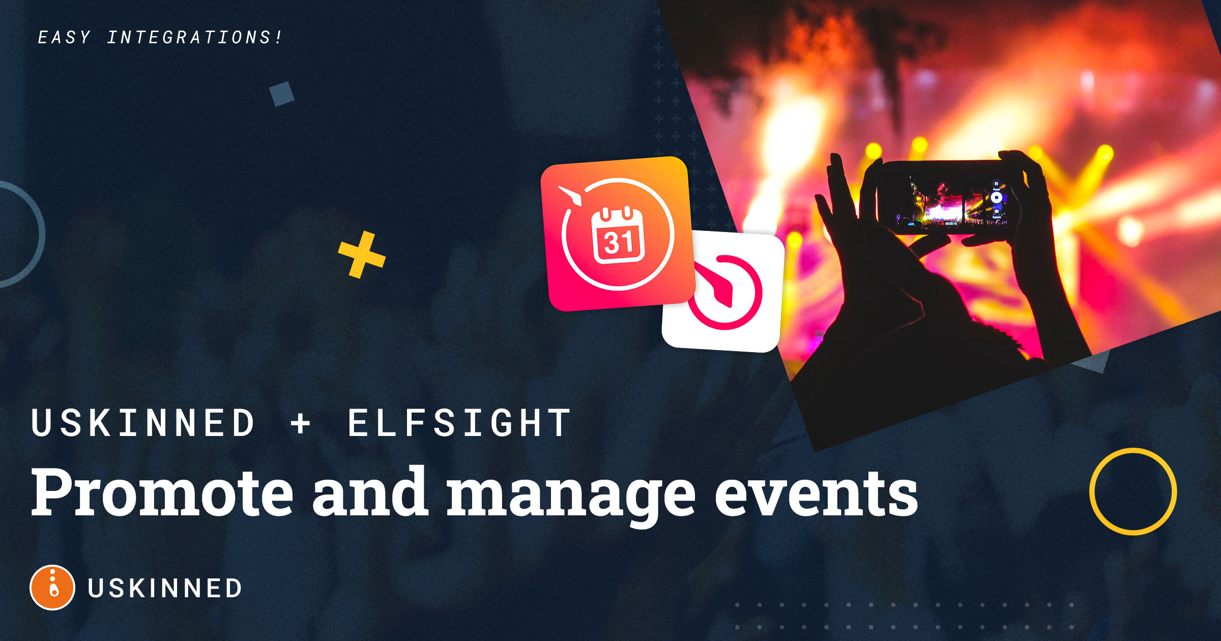 How to add an Event Calendar with Elfsight | uSkinned Site Builder for ...